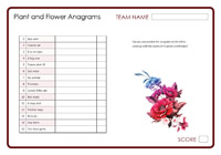 Plant and Flower Anagrams